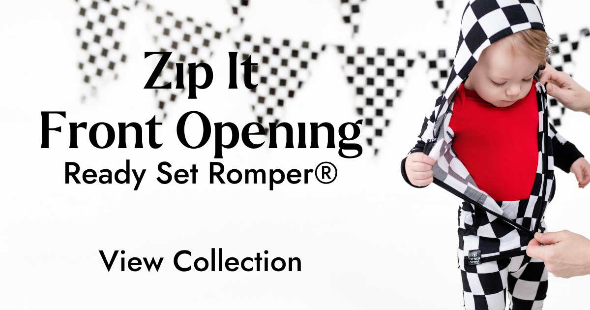 Front Opening Ready Set Romper® ZIP-ITS! – Ready Set Romper