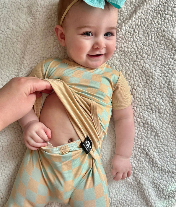 Short Sleeve Long Leg Romper | Ready Set Romper® – Ready Set Romper